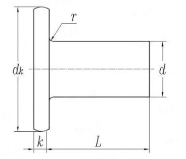 rivetto solido a testa piatta SS304 - Haiyanbolt.com